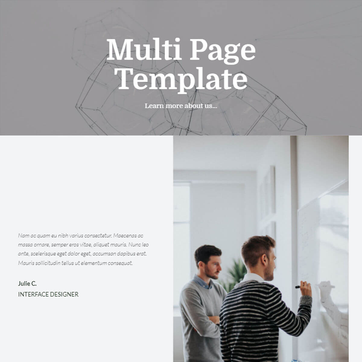  About Us Page Html Bootstrap Tutorial Pics