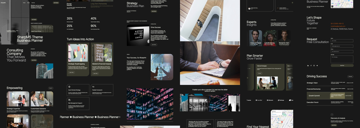 SharpM5 Theme HTML Components and Templatesome